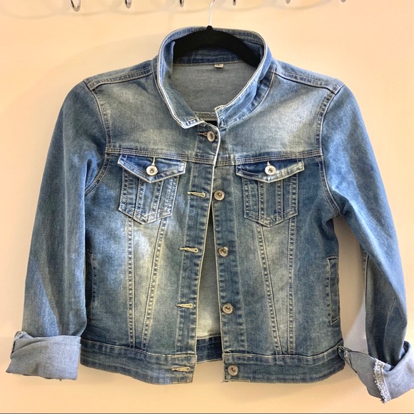 Jackets & Coats | Cropped Jean Jacket Small | Poshmark